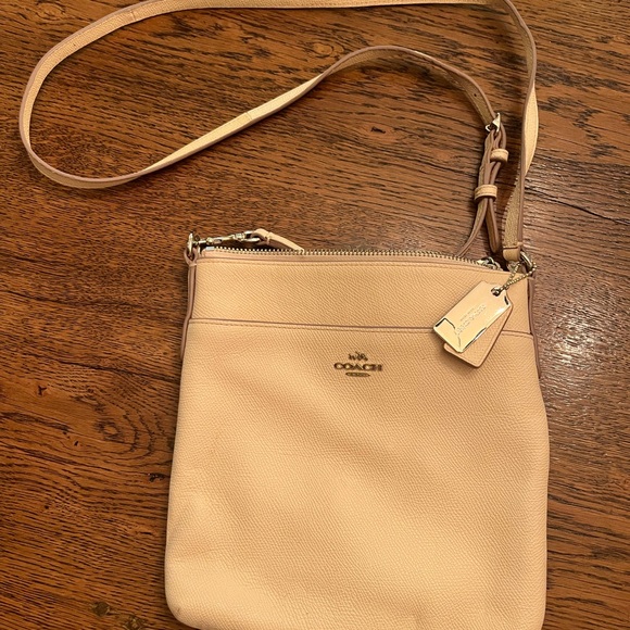 Coach | Bags | Coach Beige Crossbody Bag | Poshmark